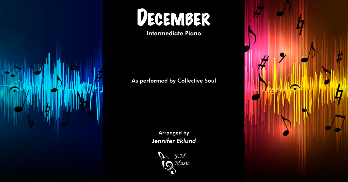 December (Intermediate Piano) By Collective Soul - F.M. Sheet Music ...