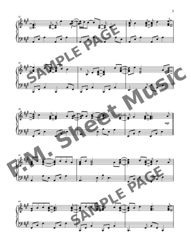 Never Be The Same (Intermediate Piano) By Christopher Cross - F.M ...
