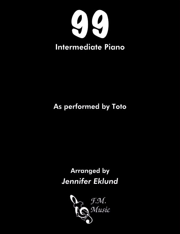 99 (Intermediate Piano) By Toto - F.M. Sheet Music - Pop Arrangements ...