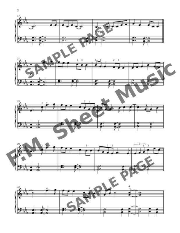 I Don't Want To Be (Easy Piano) By Gavin DeGraw - F.M. Sheet Music ...