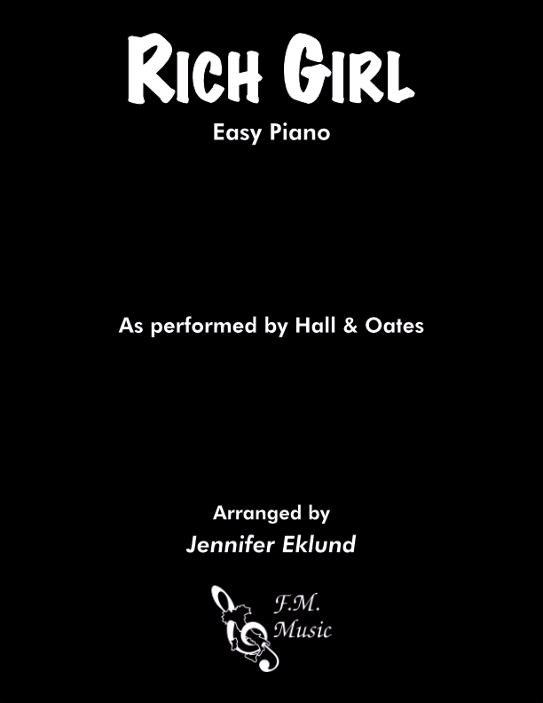 Rich Girl (Easy Piano) By Hall & Oates - F.M. Sheet Music - Pop ...