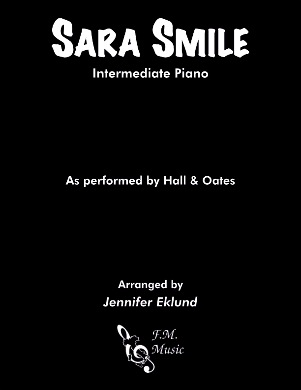 Sara Smile (Intermediate Piano) By Hall & Oates - F.M. Sheet Music ...