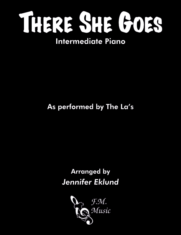 There She Goes (Intermediate Piano) By The La's - F.M. Sheet Music ...