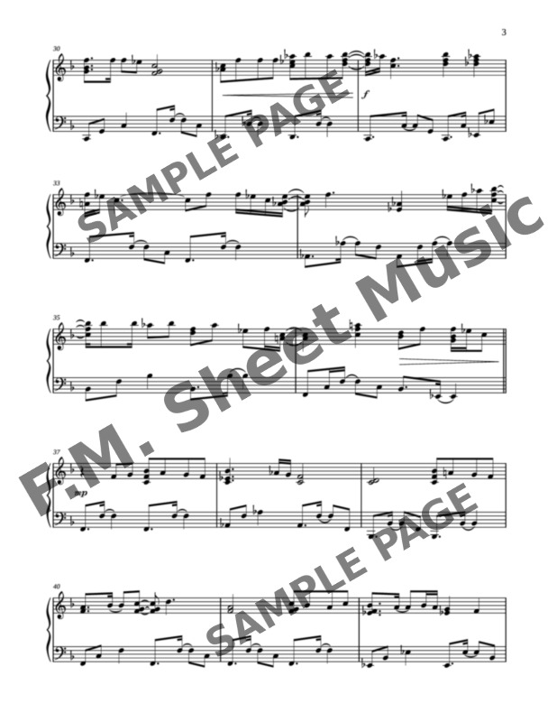Sweet Freedom (Intermediate Piano) By Michael McDonald - F.M. Sheet ...