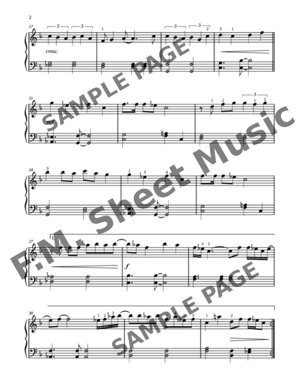 Sweet Freedom (Easy Piano) By Michael McDonald - F.M. Sheet Music - Pop ...