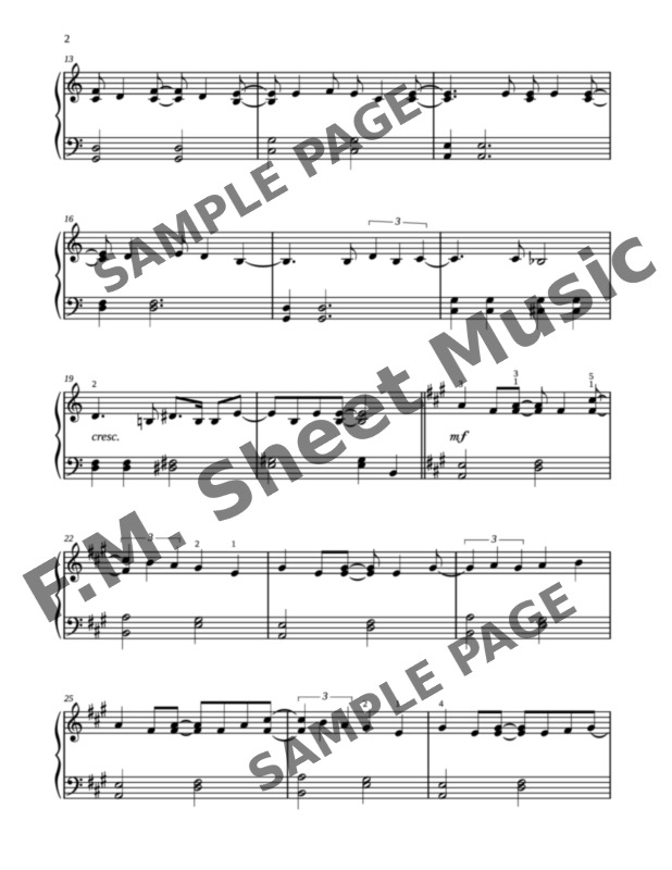 Lovefool (Easy Piano) By The Cardigans - F.M. Sheet Music - Pop ...