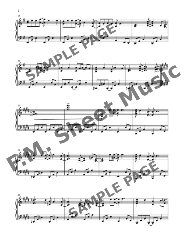Rio (Intermediate Piano) By Duran Duran - F.M. Sheet Music - Pop ...