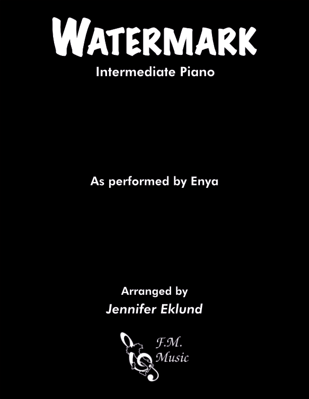 Watermark (Intermediate Piano) By Enya - F.M. Sheet Music - Pop ...