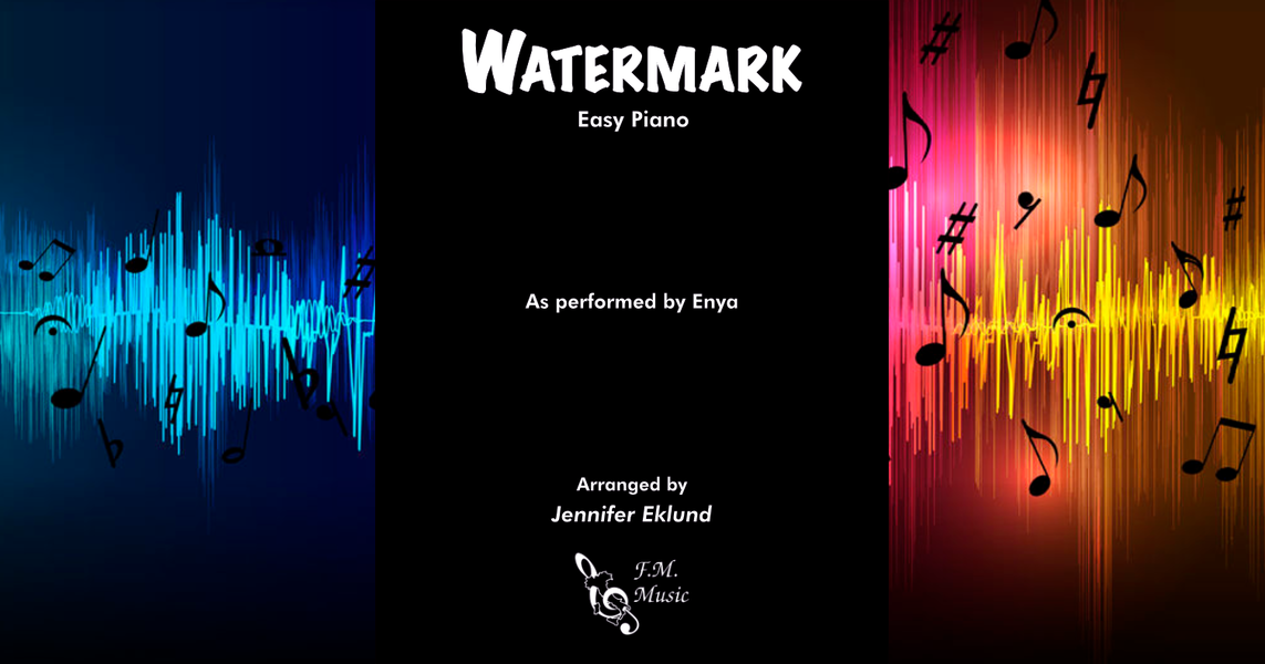 Watermark (Easy Piano) By Enya - F.M. Sheet Music - Pop Arrangements by ...