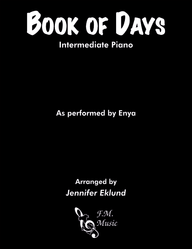 Book of Days (Intermediate Piano) By Enya - F.M. Sheet Music - Pop ...