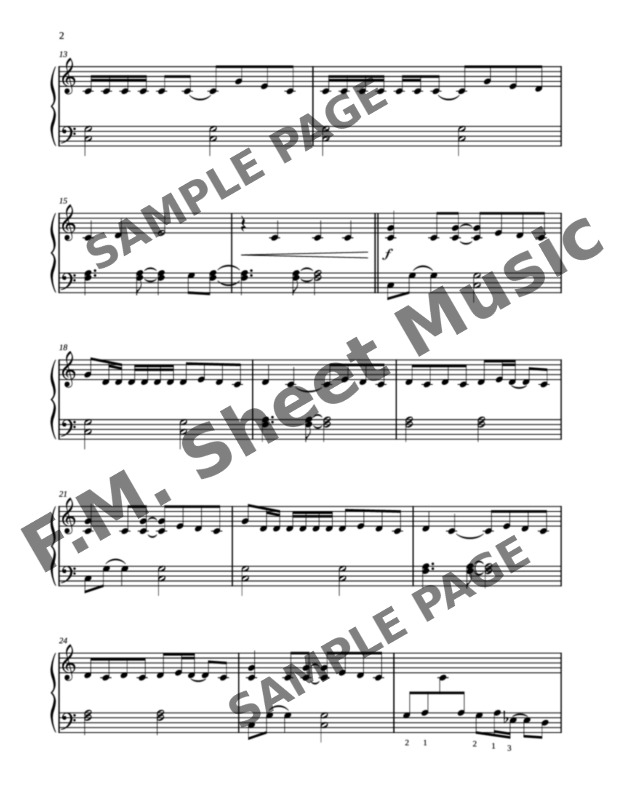Best Day of My Life (Easy Piano) By American Authors - F.M. Sheet Music ...