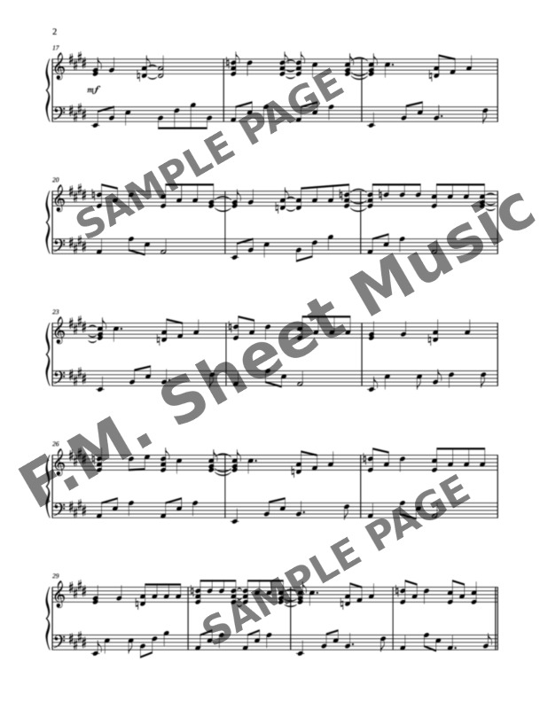 Bittersweet Symphony (Intermediate Piano) By The Verve - F.M. Sheet ...