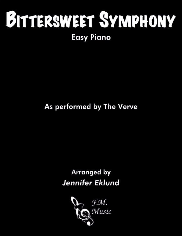 Bittersweet Symphony (Easy Piano) By The Verve - F.M. Sheet Music - Pop ...