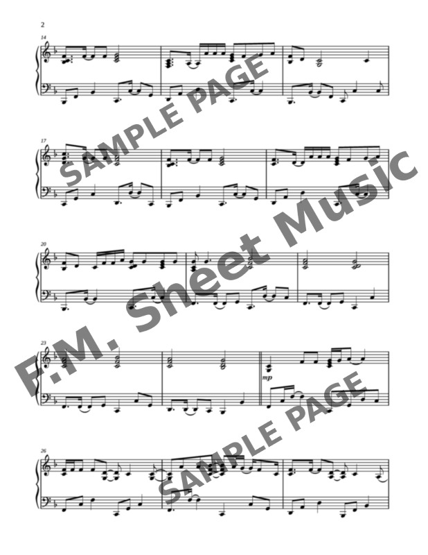 Everywhere (Intermediate Piano) By Fleetwood Mac - F.M. Sheet Music ...