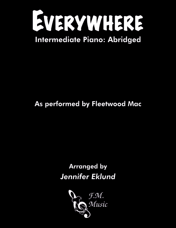 Everywhere (Easy Piano) By Fleetwood Mac - F.M. Sheet Music - Pop ...