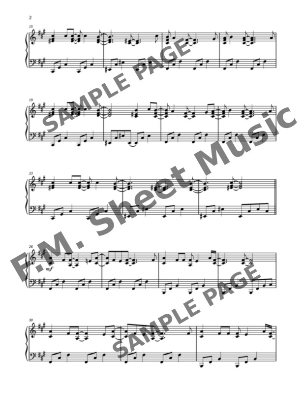 Sign Your Name (Intermediate Piano) By Terence Trent D'Arby - F.M ...