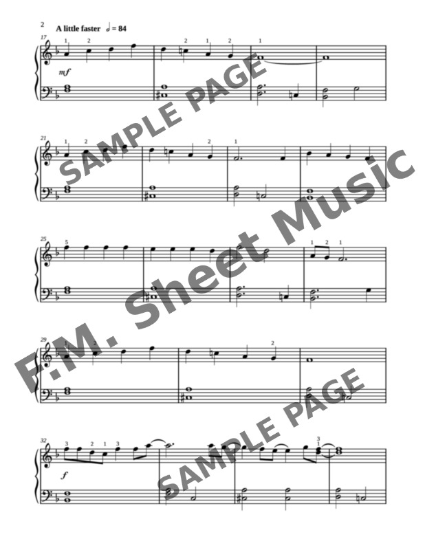 All My Favorite Songs (Easy Piano) By Weezer - F.M. Sheet Music - Pop ...