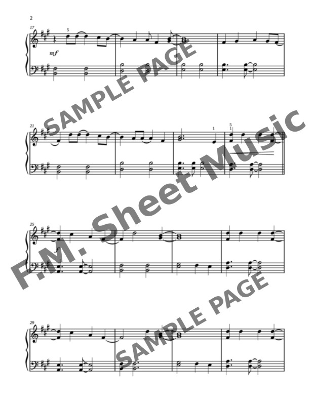 Everything I Own (Easy Piano) By Bread - F.M. Sheet Music - Pop ...