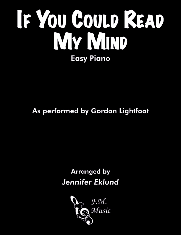 If You Could Read My Mind (Easy Piano) By Gordon Lightfoot - F.M. Sheet ...