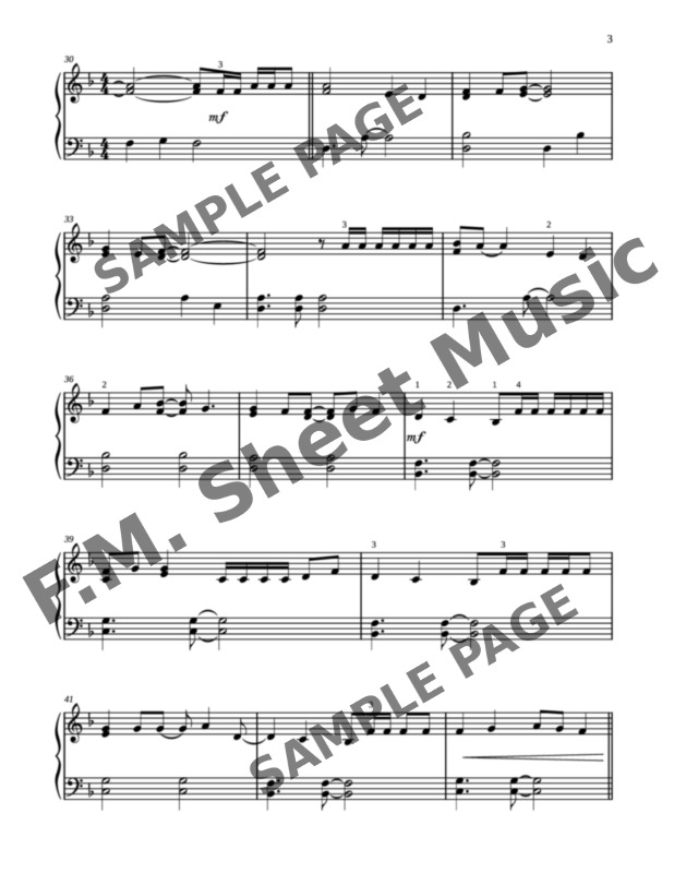 Oh Sherrie (Easy Piano) By Steve Perry, Journey - F.M. Sheet Music ...