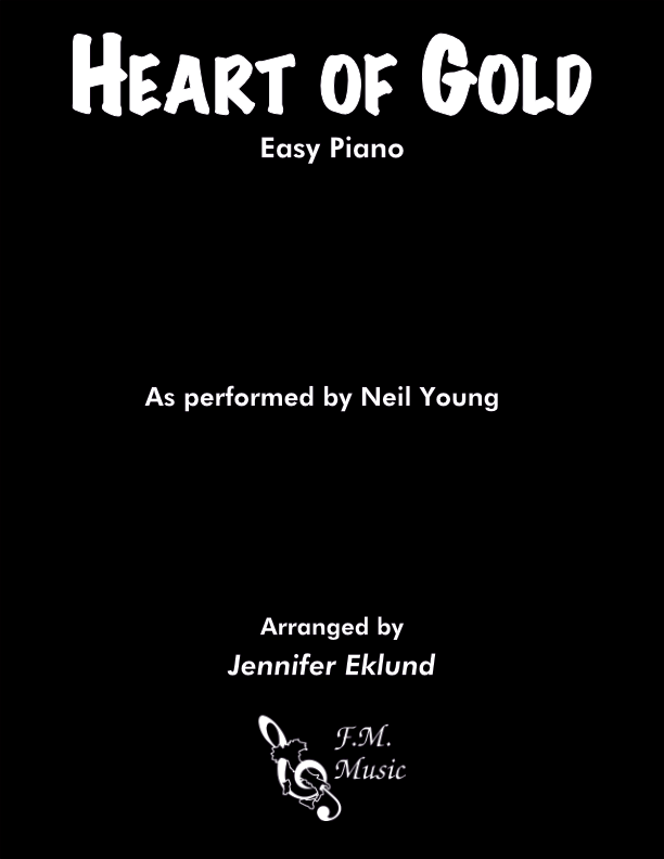 Heart of Gold (Easy Piano) By Neil Young - F.M. Sheet Music - Pop ...