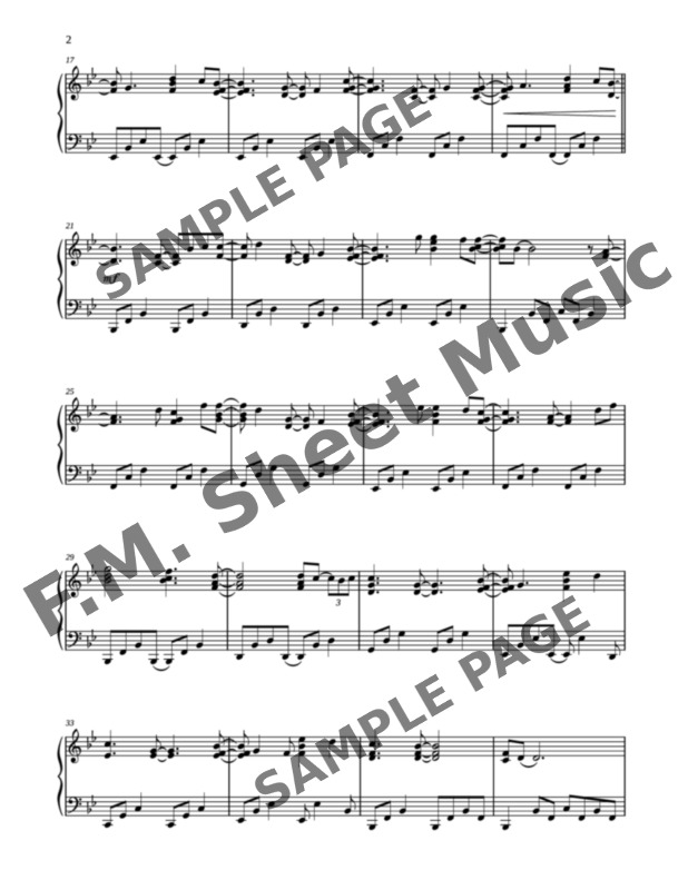 Human (Intermediate Piano) By The Killers - F.M. Sheet Music - Pop ...