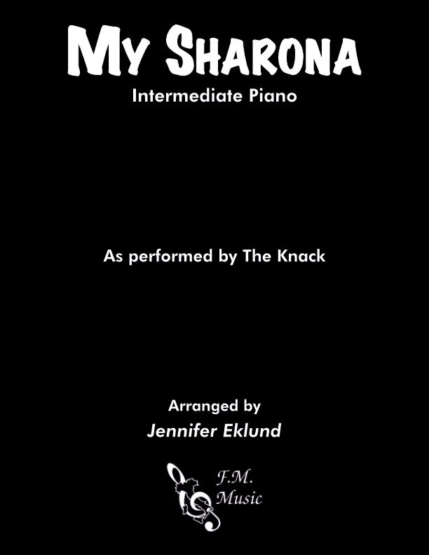 My Sharona (Intermediate Piano) By The Knack - F.M. Sheet Music - Pop ...
