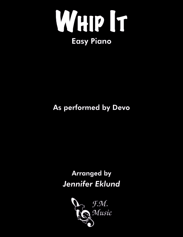 Whip It (Easy Piano) By Devo - F.M. Sheet Music - Pop Arrangements by ...