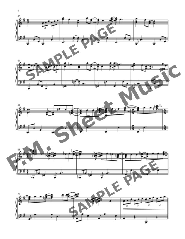 Call Me (Advanced Piano) By Blondie - F.M. Sheet Music - Pop ...
