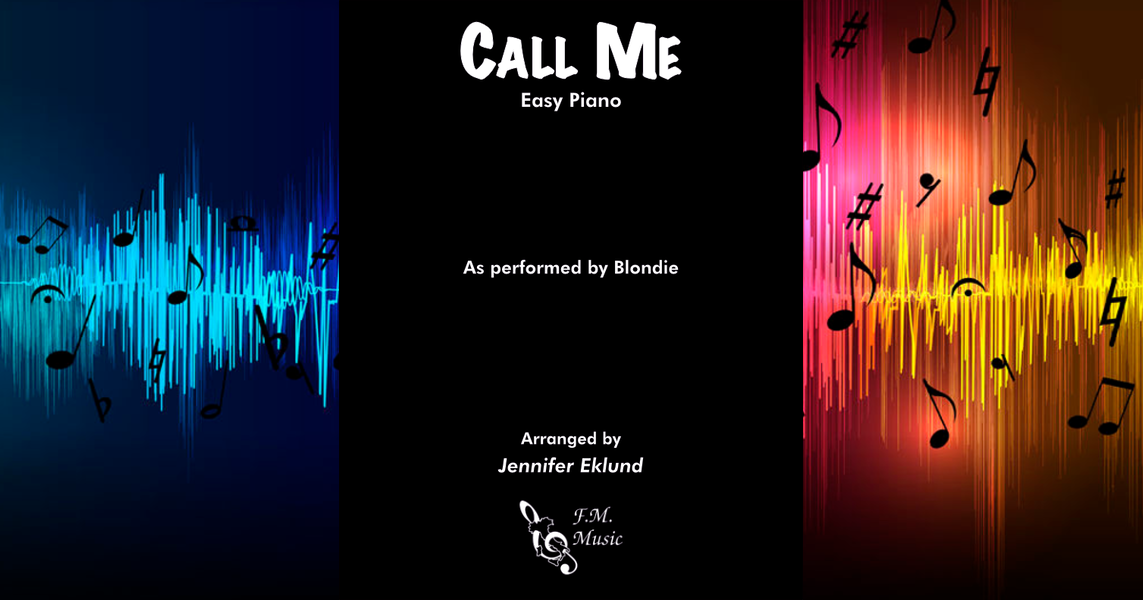 Call Me (Easy Piano) By Blondie - F.M. Sheet Music - Pop Arrangements ...