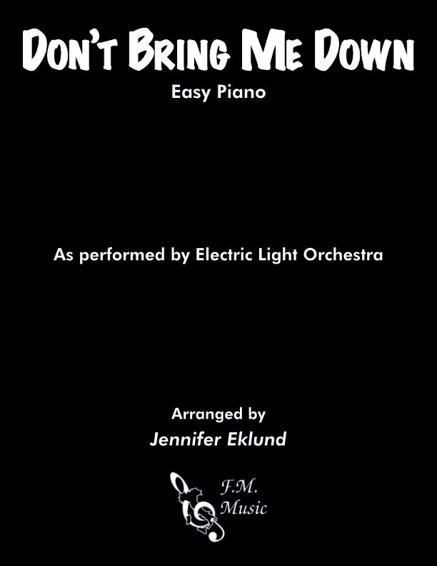 Don't Bring Me Down (Easy Piano) By Electric Light Orchestra - F.M ...