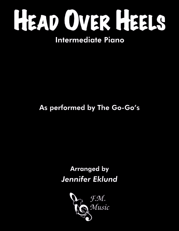 Head Over Heels (Intermediate Piano) By The Go-Go's - F.M. Sheet Music ...