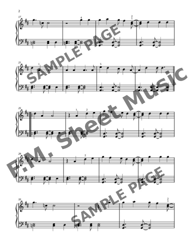 Head Over Heels (Easy Piano) By The Go-Go's - F.M. Sheet Music - Pop ...