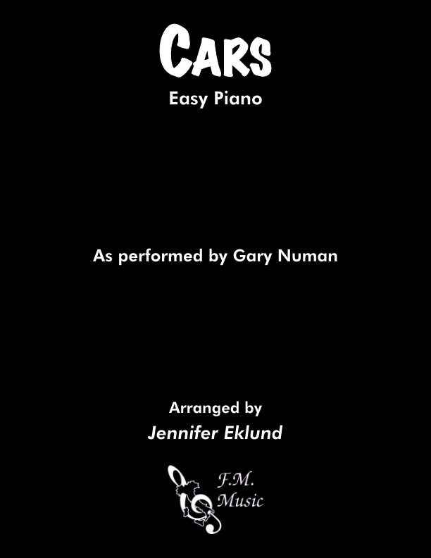 Cars (Easy Piano) By Gary Numan - F.M. Sheet Music - Pop Arrangements ...