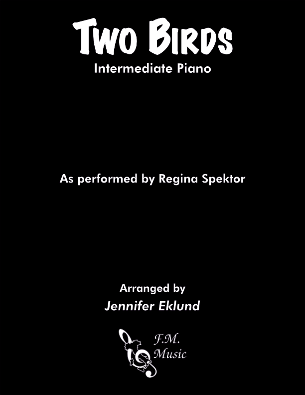 Two Birds (Intermediate Piano) By Regina Spektor - F.M. Sheet Music ...