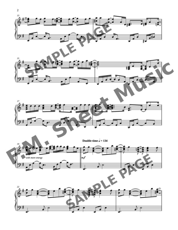 On the Radio (Advanced Piano) By Donna Summer - F.M. Sheet Music - Pop ...