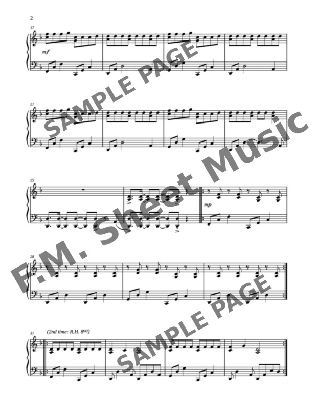 Blue Monday (Intermediate Piano) By New Order - F.M. Sheet Music - Pop ...