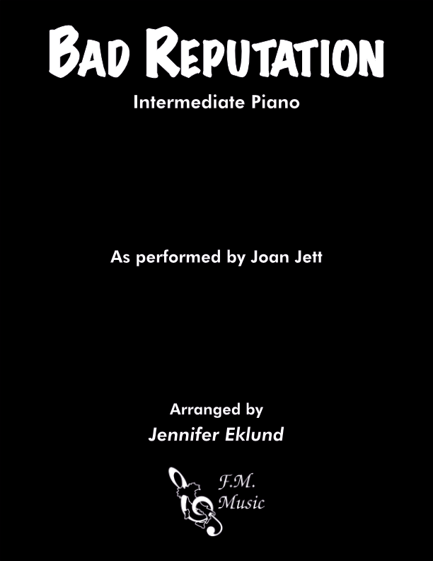 I Love Rock 'n Roll: Joan Jett Sheet Music | Piano Pronto Publishing