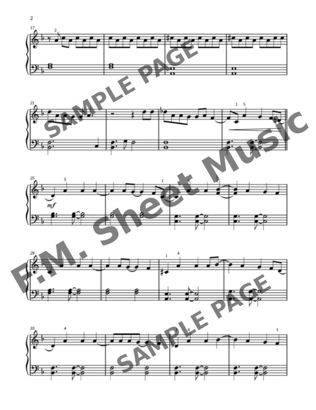 Vampire (Easy Piano) By Olivia Rodrigo - F.M. Sheet Music - Pop ...