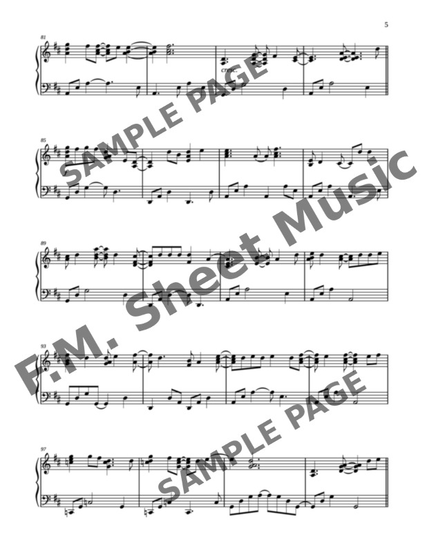 When Emma Falls In Love (Advanced Piano) By Taylor Swift - F.M. Sheet ...