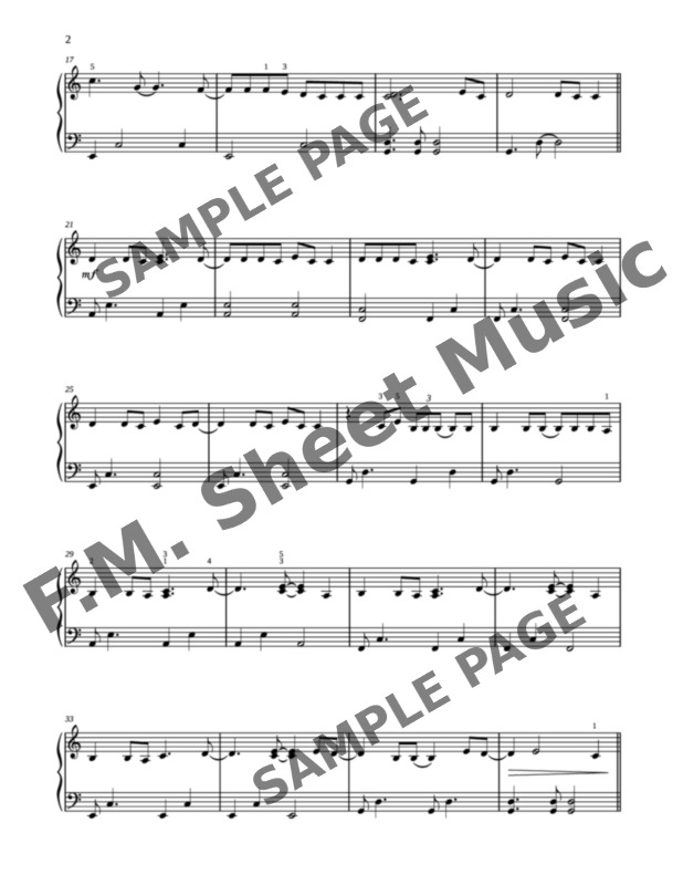 Snow on the Beach (Easy Piano) By Taylor Swift, Lana Del Rey - F.M ...