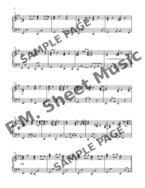 Holiday (Intermediate Piano) By Green Day - F.M. Sheet Music - Pop ...