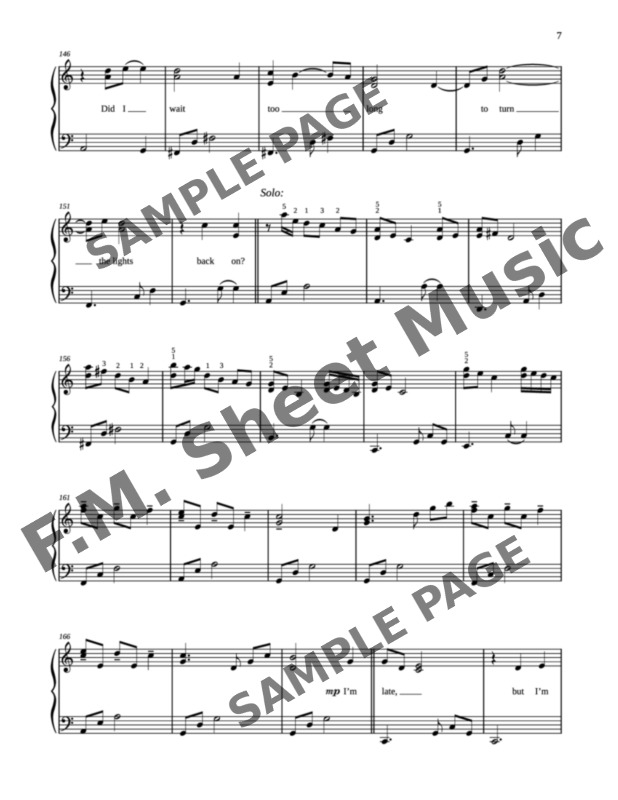 Turn the Lights Back On (Intermediate Piano: Full Version) By Billy ...