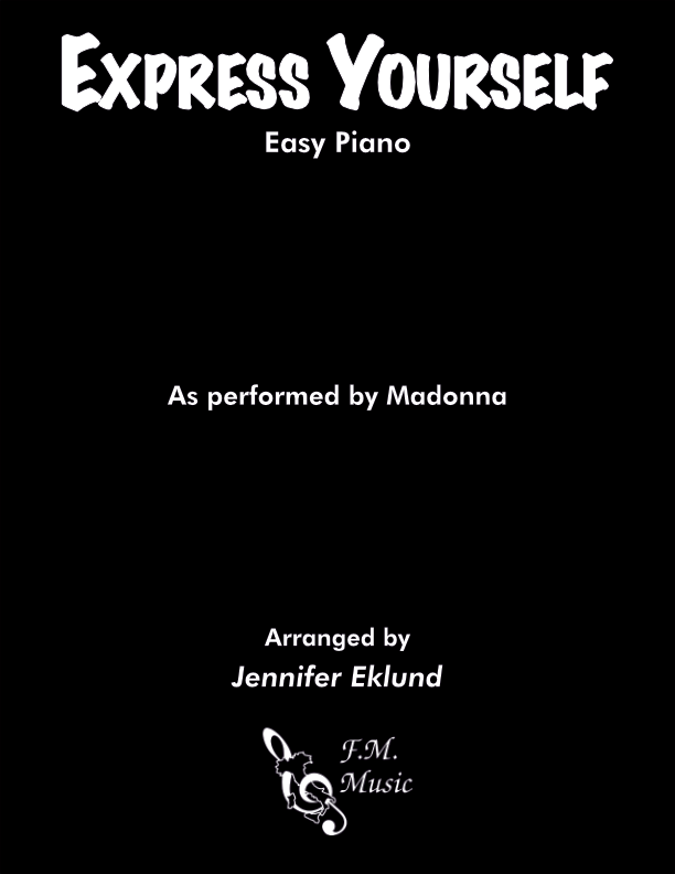 Madonna: "Express Yourself" | Piano Pronto Publishing