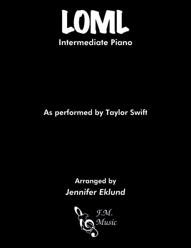 Taylor Swift: "loml" | Piano Pronto Publishing