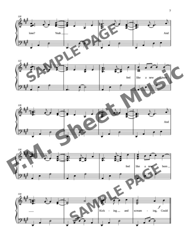 Take a Picture (Intermediate Piano) By Filter - F.M. Sheet Music - Pop ...