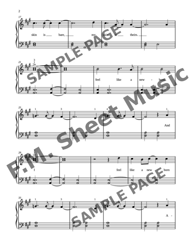 Take a Picture (Easy Piano) By Filter - F.M. Sheet Music - Pop ...
