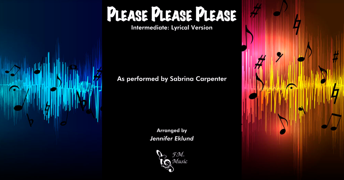 Please Please Please (Intermediate: Lyrical Version) By Sabrina ...