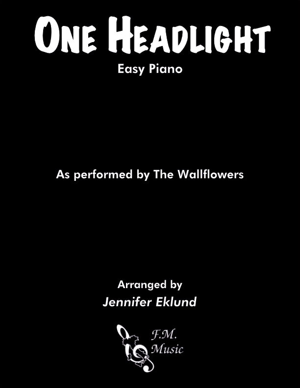 One Headlight (Easy Piano) By The Wallflowers - F.M. Sheet Music - Pop ...