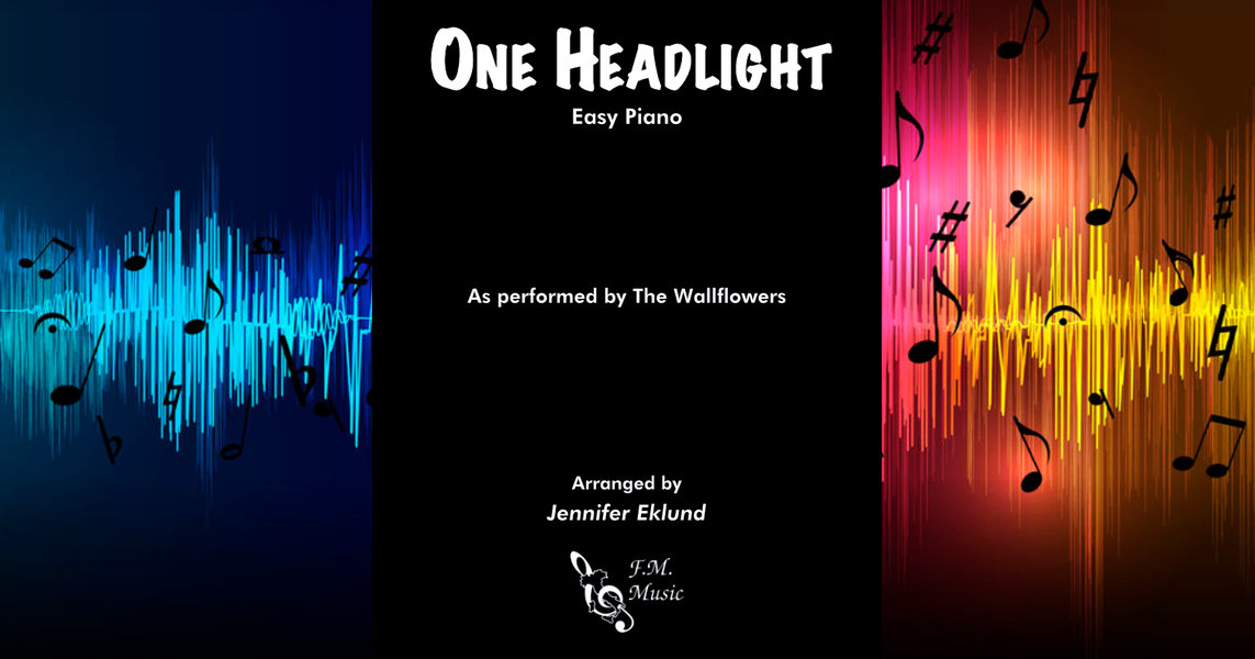One Headlight (Easy Piano) By The Wallflowers - F.M. Sheet Music - Pop ...